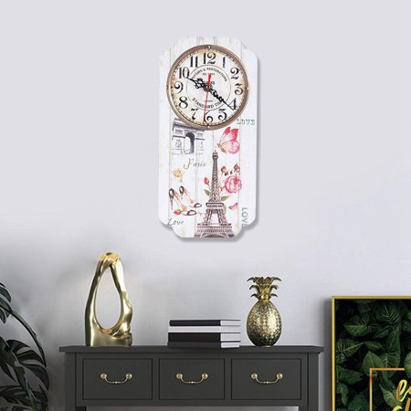 European Style Wall Clock, Easy To Install Hanging Hook Clock Decor ...