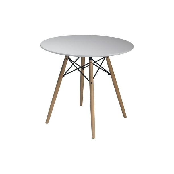 Inmod Mid-Century Modern Eiffel 32" Round Dining Table - Walmart.com
