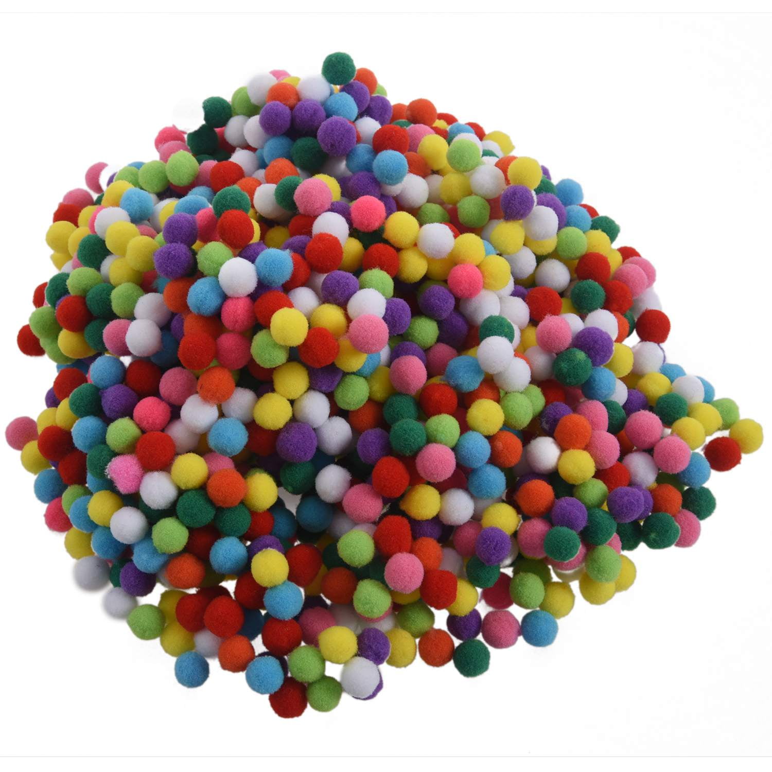 Click here for Geloo 1000 Pcs 10mm Mixed Color Soft Fluffy Pom Po... prices