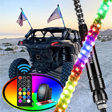 Car Neon Light Kit, iMountek 8 Pods RGB LED Rock Lights with Double ...