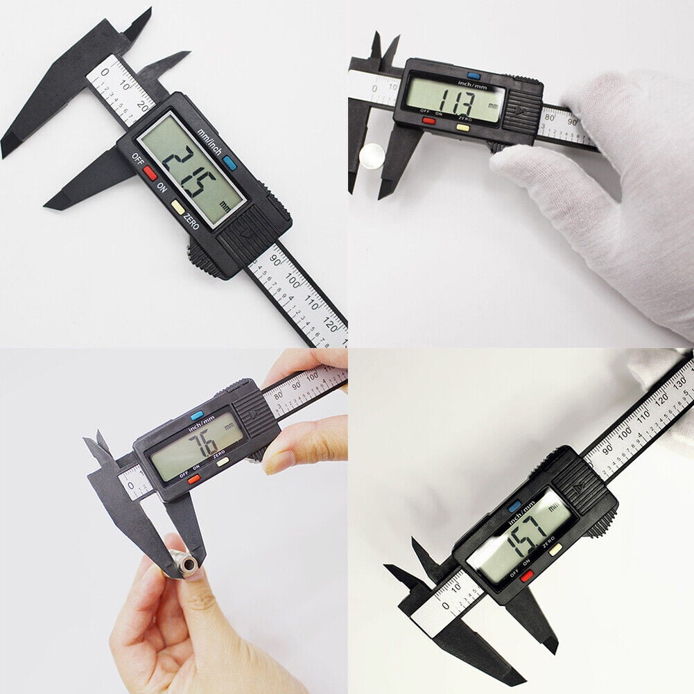 US 6" Micrometer LCD Measuring Tool Caliper Vernier Gauge Metric 150mm ...