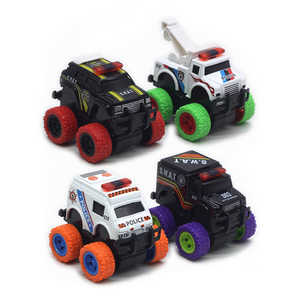 Godderr Toddler Kids Toys Car 3-6 Y Boys Toys Big Wheel Cartoon Car Set ...