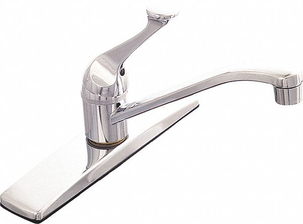 EZ-FLO 10071LF Single Handle Kitchen Faucet, Chrome - Walmart.com