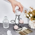 7-Slot Iron Easter Egg Display Stands Metal Ball Sphere Display Rack ...