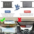Car Ceiling Storage Net | Double Zipper, Adjustable Strap Prevent ...