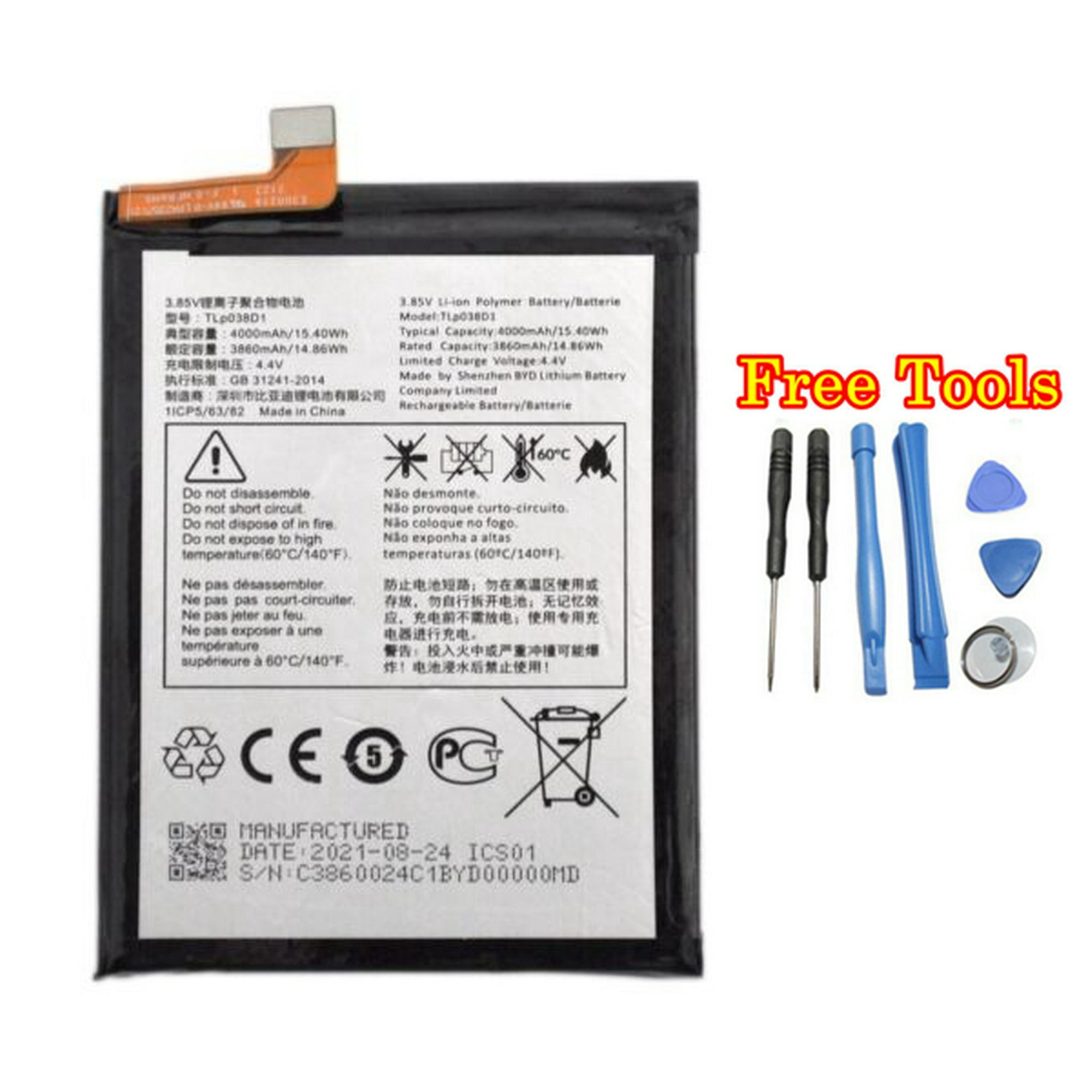 Click here for Phonesmart Tcl 10l Tlp038d1 Replacement Battery Bu... prices