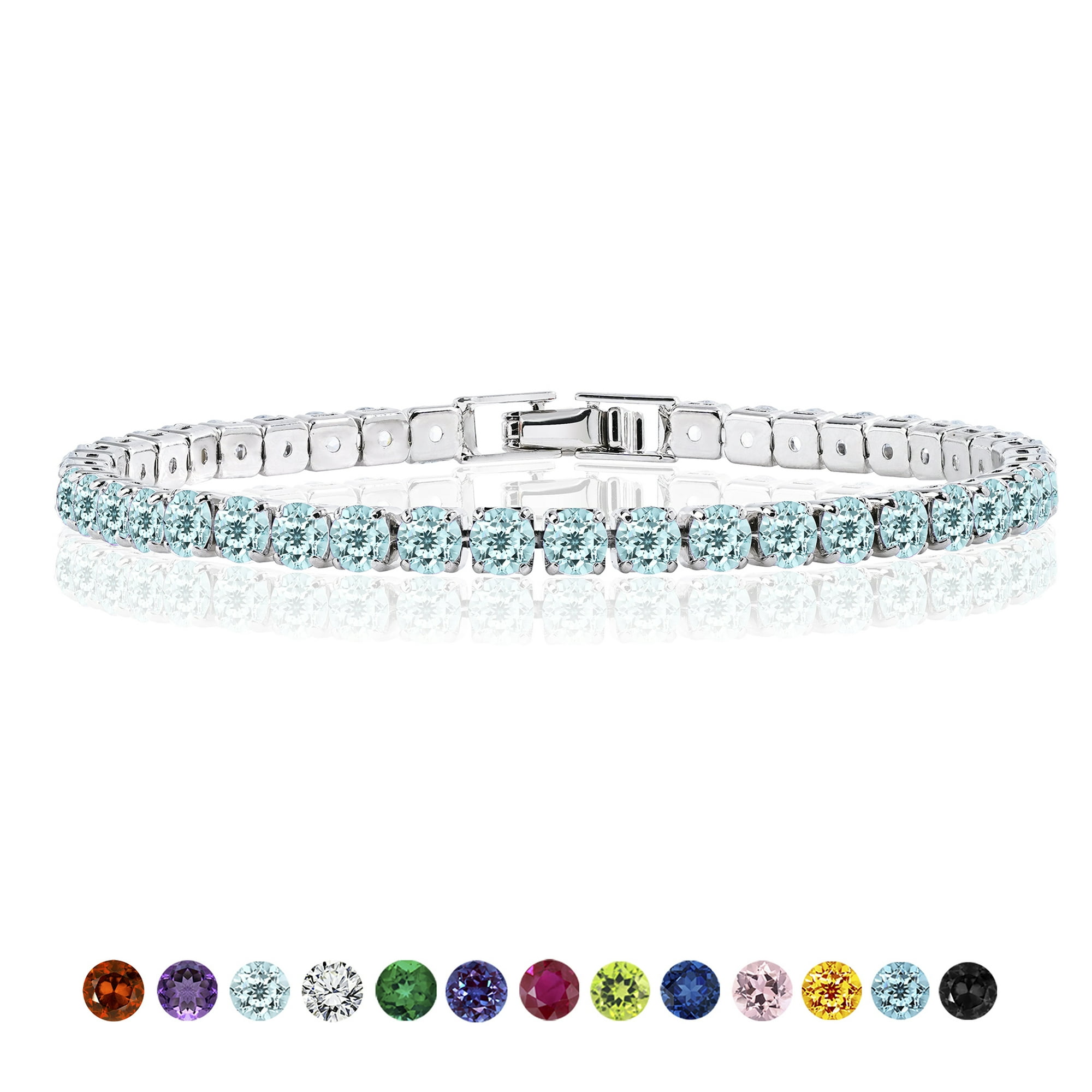 Click here for Jeenmata 11 Tcw Round Cut March - Aquamarine - Bir... prices