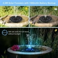incy 3W Floating Solar Fountain Pump with 6 Nozzles, 6.3 Inch - Walmart.com