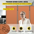 VEVOR Foldable Office Partition, 90" W x 14" D x 71" H, 3-Panel, Non ...