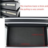 "TECHTONGDA Large Mobile Rolling Chest Tool Box, 5-Drawer Storage ...