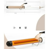 DERCLIVE 13mm Hair Curler 1/2 Inch Curling Iron Professional, Ceramic ...