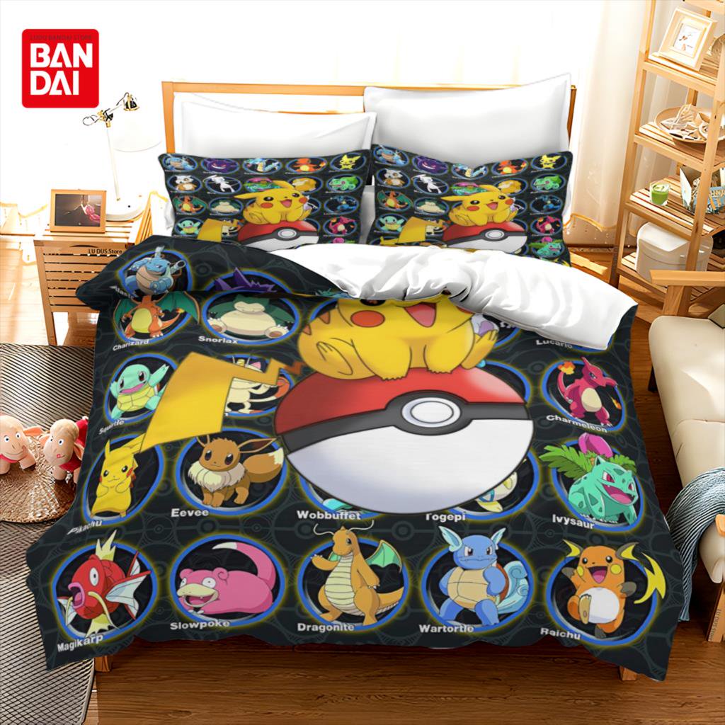 Click here for Dengle Pokemon Bedding Set Cartoon Anime Children... prices