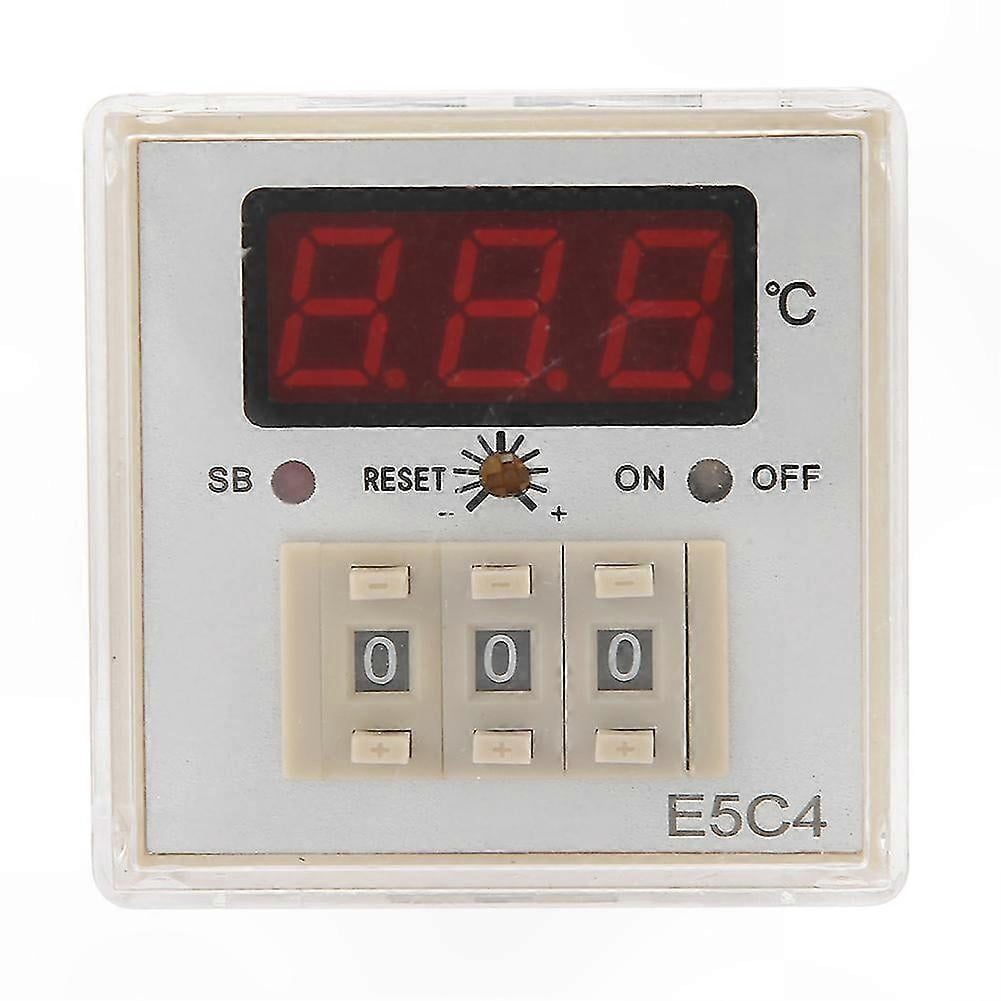 Type K Temperature Controller with Relay Socket, E5C4-A3RPK Input ...