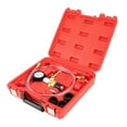 Car Radiator Coolant Refill Purging Kit Fast Connector Evacuate Leaks ...