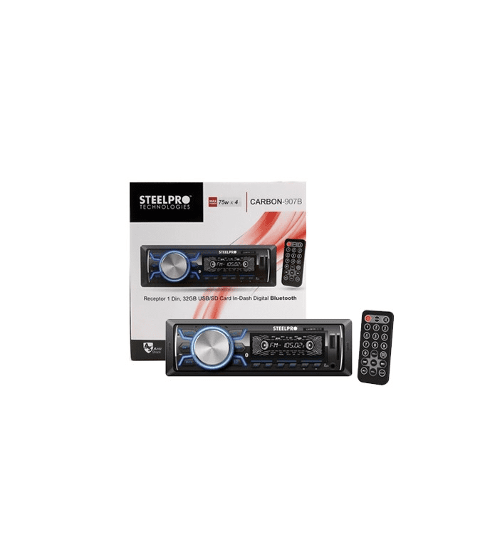 Autoestéreo Kasant Steelpro Technologies Carbon-907B con USB y Bluetooth | Walmart en línea