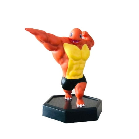 Pokemon Go Muscular Man Show Pikachu Charmander Squirtle Bullbasaur/2 ...