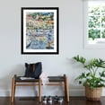 Art.com Riviera Yachts, 1996 Giclee Print by Peter Graham, Black Frame ...