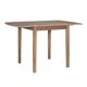 Linon Ervin Wood Square Drop Leaf Table in Washed Gray - Walmart.com