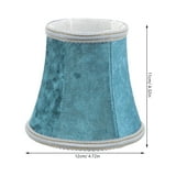Small Lampshade Indoor Light Cover Clip On Retro Style Lamp Shade Cloth ...