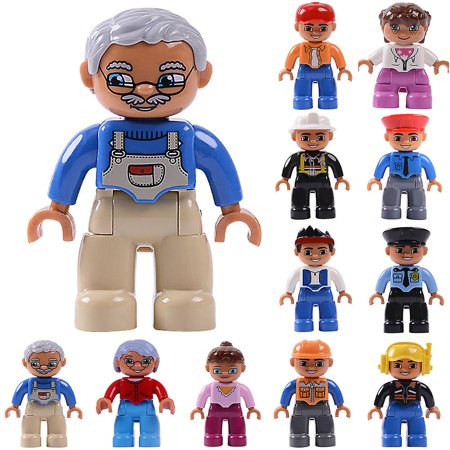 Family Members Occupations Assembled Building Blocks Minifigure Toy ...