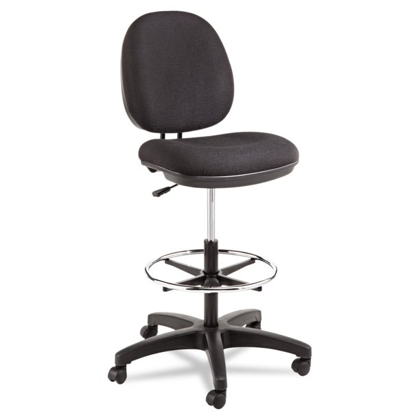 Alera Interval Series Swivel Task Stool, 100% Acrylic, Black - Walmart.com