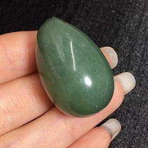 4 pc Natural Obsidian Egg Shaped Palm Stone Easter Egg Healing Reiki ...