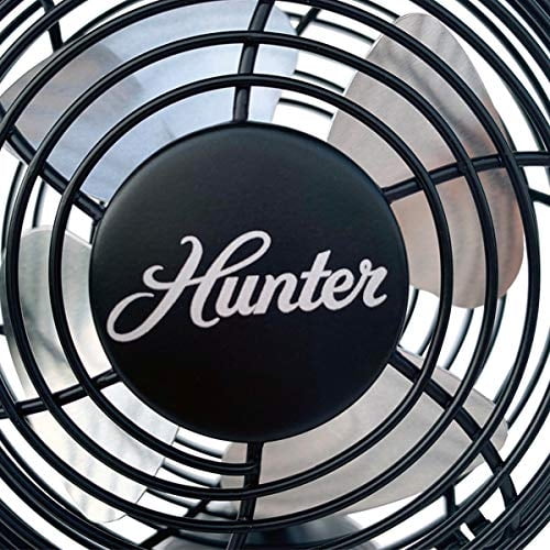 HUNTER Ventilador USB Retro Personal, 1 Ajuste de Velocidad, Ángulo de ...
