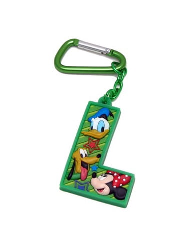 Mickey and Friends Letter L Laser Cut Keychain - Walmart.com