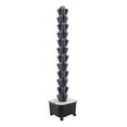 12-Tier 60 Holes Hydroponic Grow Tower – 6.6 Gal Indoor Vertical Garden ...