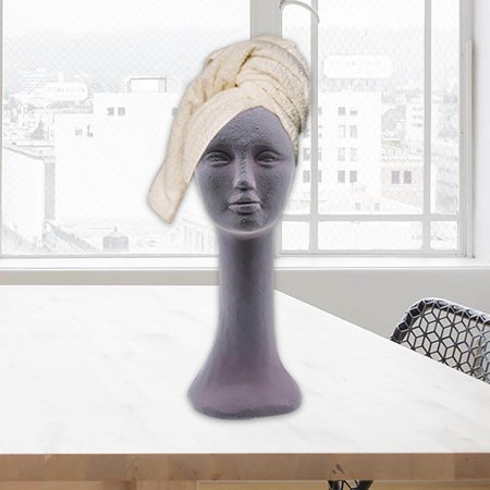 ruzhgo Long Neck Foam Female Human Manikin Model Head Salon Styling ...
