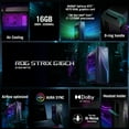 ASUS ROG Strix G16CH Gaming Desktop PC, Intel i7, NVIDIA GeForce RTX 4070 GPU, 1TB SSD, 16GB ...