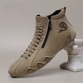 Men'S Boots with Handmade Stitching, Casual Shoes with Rubber Soles ...