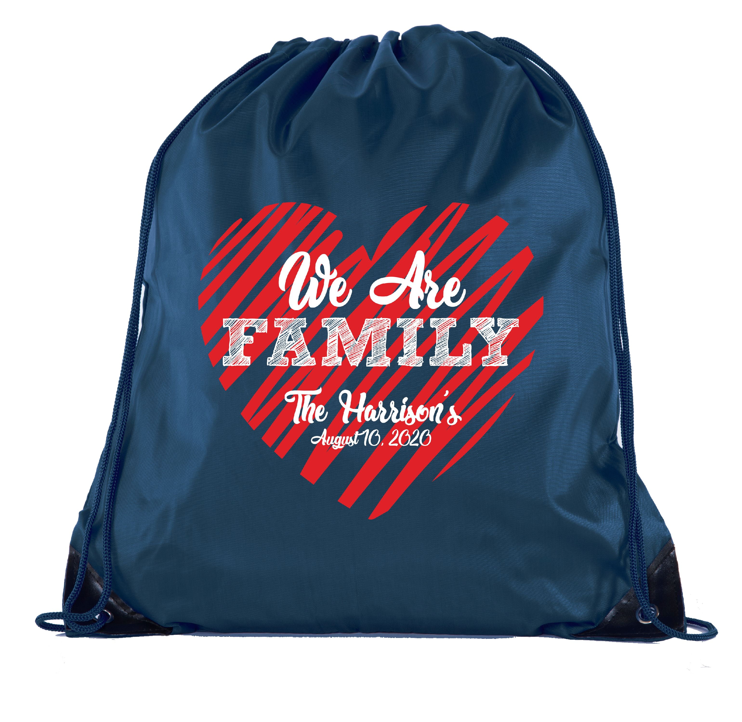 Family Heart with Custom Name and Date - Family Reunion Party Favor ...