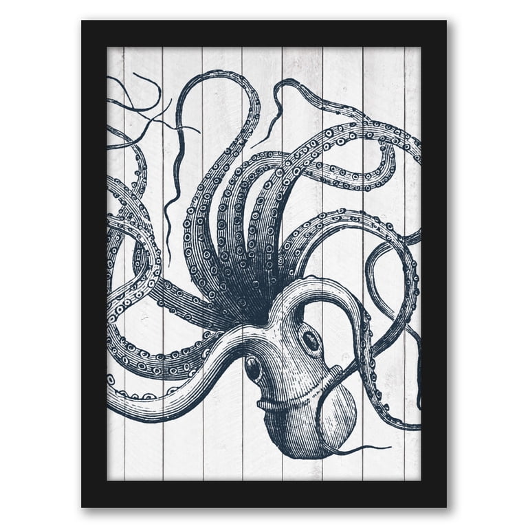 Traditional Octopus Drawings