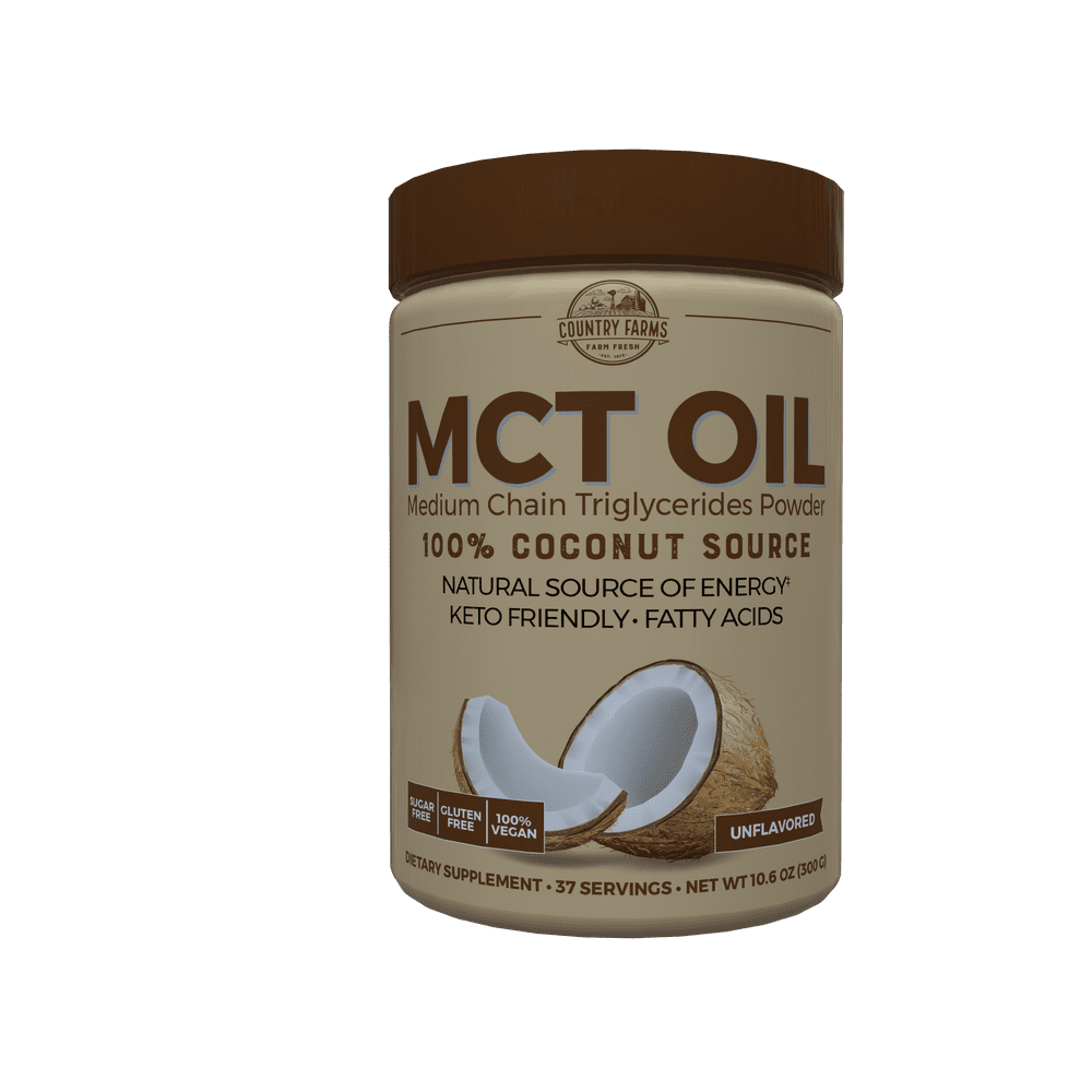 Country Farms MCT Oil Powder Dietary Supplement, 10.6 oz., 30 Servings ...