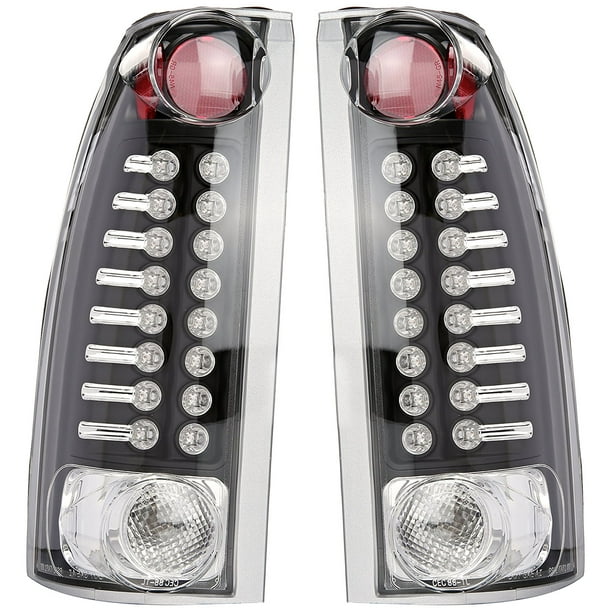 Spec-D Tuning LT-C1088JMLED-TM Chevy C10 C/K Chevy Silverado Black Led ...