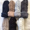 TELOLY 2026 New Mittens for Women Stylish Protection White Gloves Women ...