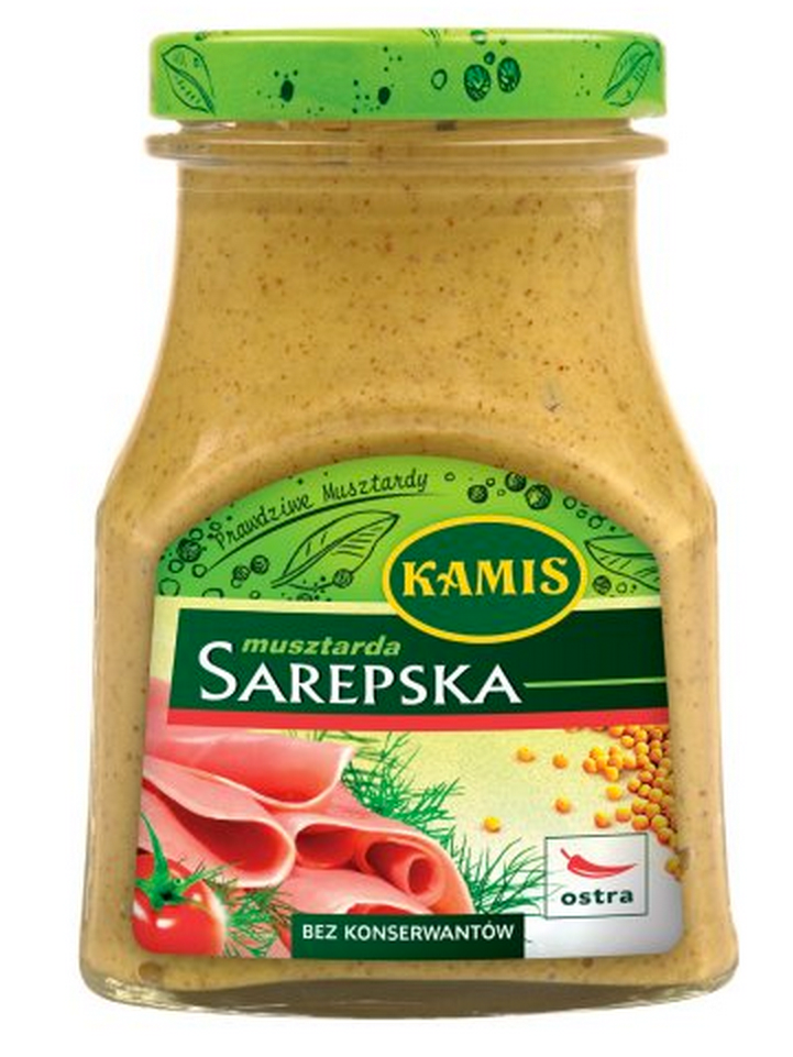 Kamis Musztarda Sarepska Ostra Spicy Mustard 185gram Jar - Walmart.com