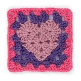 Red Heart® AIO Sweet Hearts™ #4 Worsted (Medium) Acrylic Yarn, Lovey ...