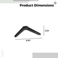 2 Pcs TV Stand Legs Replacement Base, Universal TV Stand Legs with ...