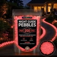 200 Pcs Glow in The Dark Pebbles, Luminous Stones for Aquarium Walkway ...