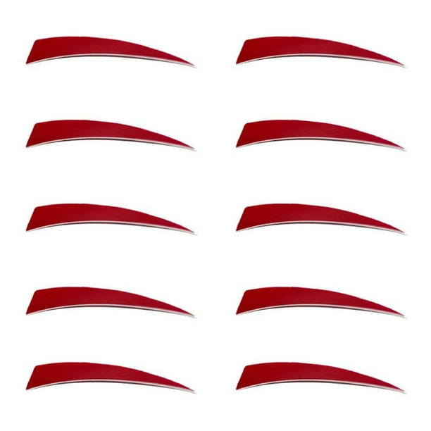 10 Pieces Shield Cut Archery Hunting Arrow Feather Fletching DIY ...
