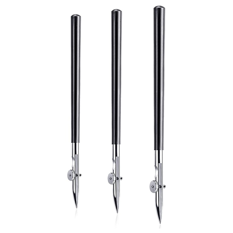 3 Sizes Art Ruling Pen Set, 3 Packs -Hinged Masking Fluid Pen, Straight ...