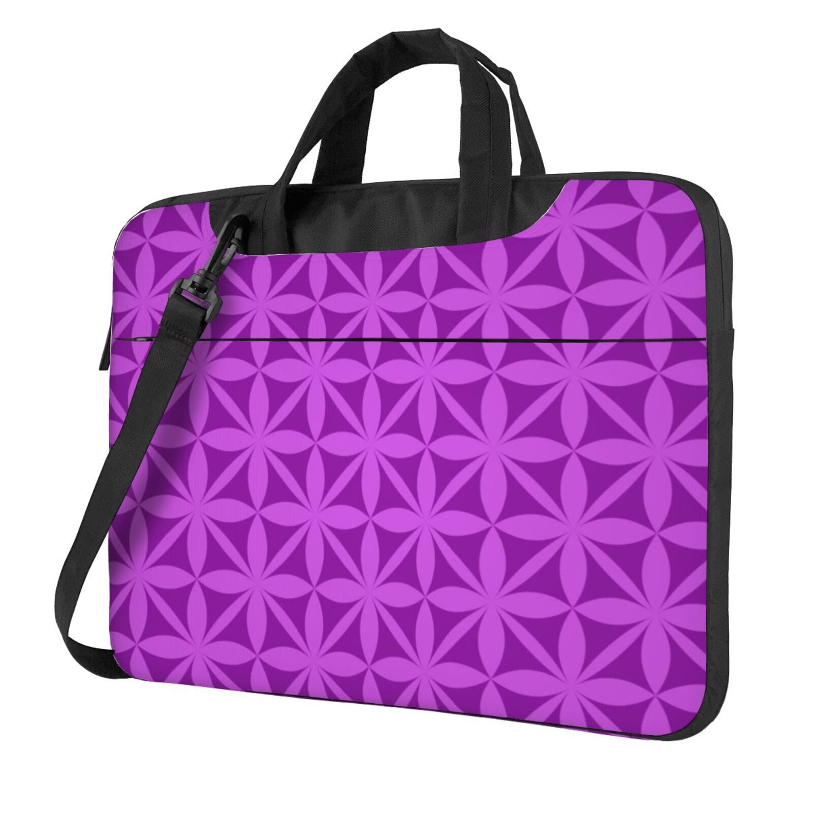 Geometric Seamless Repeating Curves Laptop Bag, 14 inch Laptop or ...