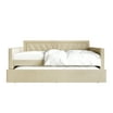 Jaxx Alon Daybed | Fold-Out Sleeper | Queen-Size Mattress - Camel ...