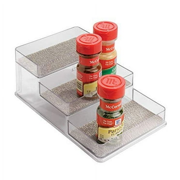 SUNFICON Kitchen Countertop Spice Rack Stackable Cabinet Shelf Cupboard ...