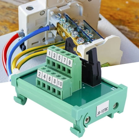 Plc Breakout Board Plc Terminal Block Connector Din Rail Mount ...