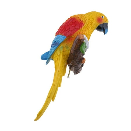 Simulation Macaw Animal Toy Parrot Toys Decor Teaching Props Hanging ...