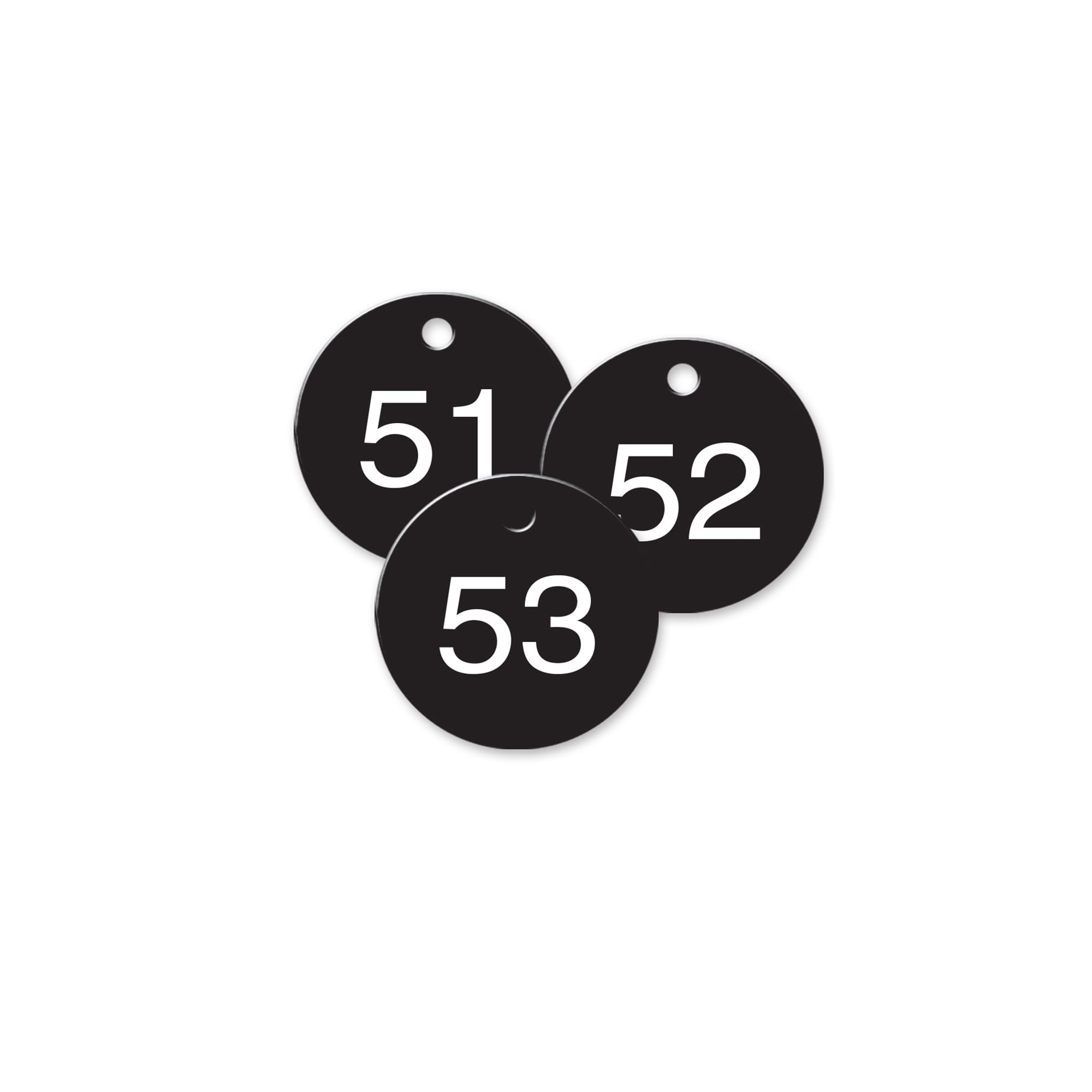 2 inch Numbered Plastic Tags - Walmart.com
