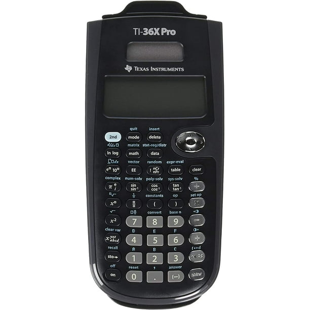 Calculadora científica Texas Instruments Ti-36x Pro LCD de 16 dígitos ...